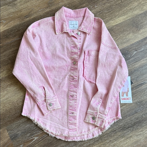 Celebrity Pink | Jackets & Coats | Celebrity Pink Light Pink Jean ...